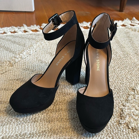 Sun + Stone | Shoes | Sun Stone Platform Heels | Poshmark